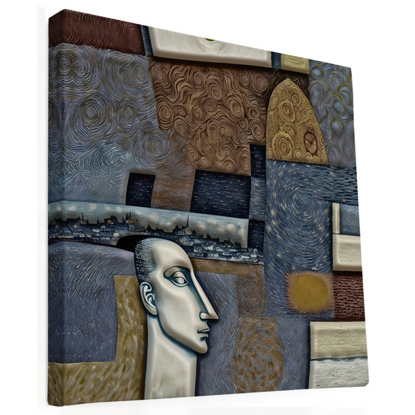 Vault W Artwork Modern Earth Modern Man I On Canvas by Ronald Bolokofsky Print | Wayfair